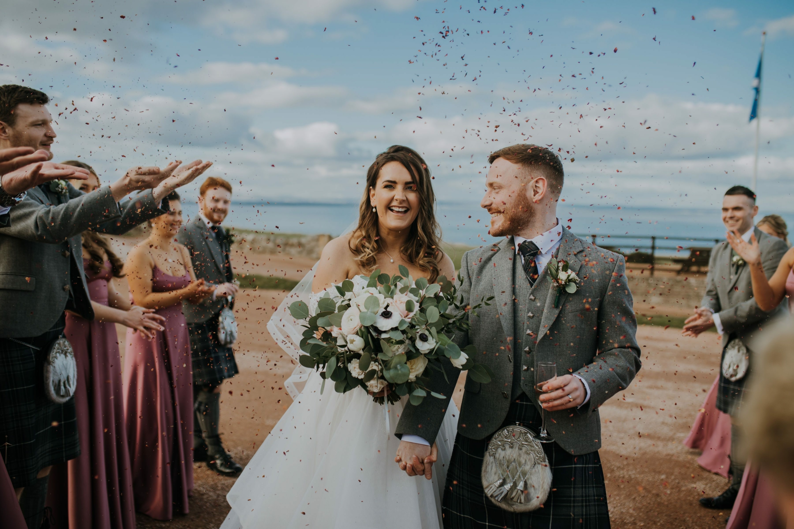 Real Wedding - Laura & Scott Howie - 5th March 2022 | Kinkell Byre